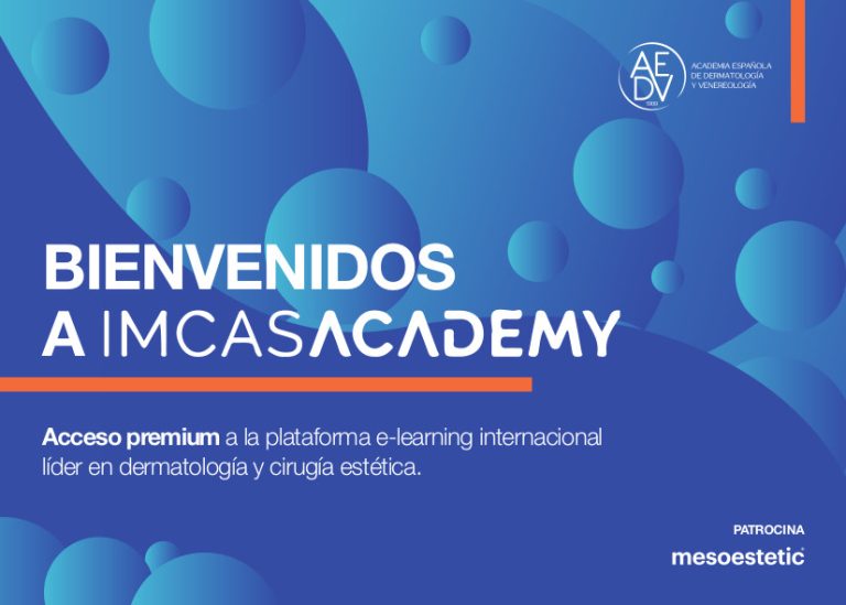 GEDET - IMCAS Academy - Academia Española de Dermatología y Venereología